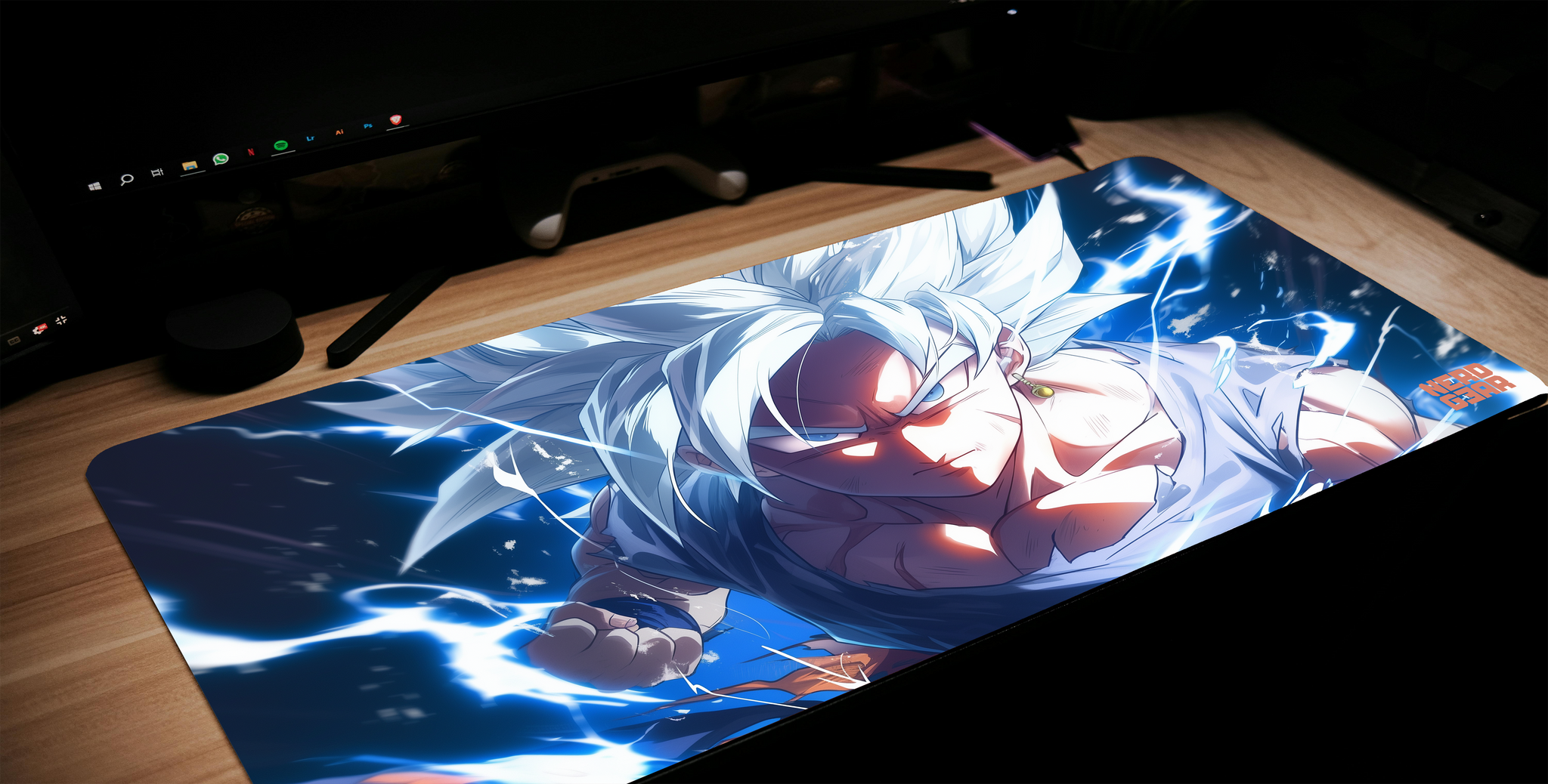 Angry Goku UI Deskmat – NerdGear