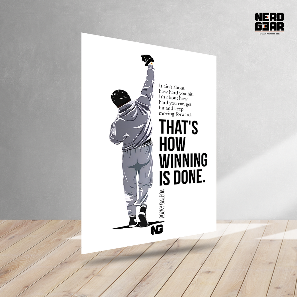 Rocky Balboa Metal Poster – NerdGear